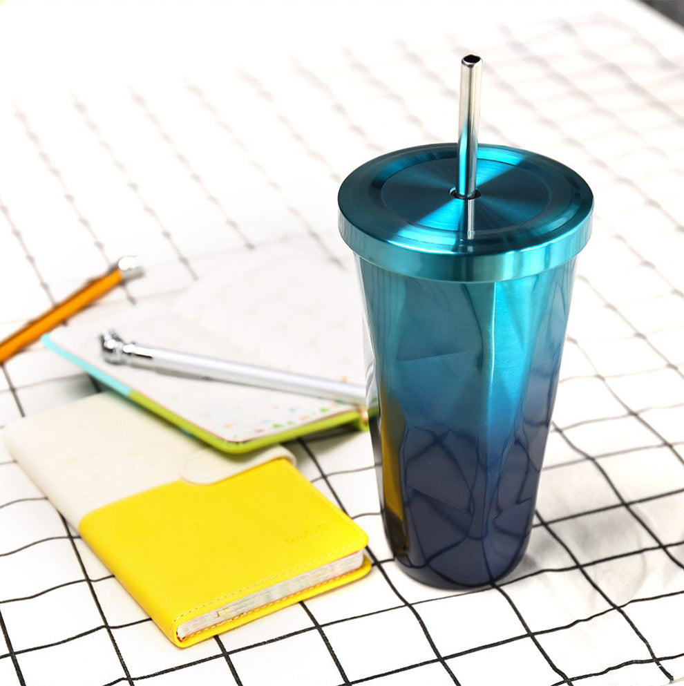 Abstract Rainbow Stainless Steel Cups – Fanduco